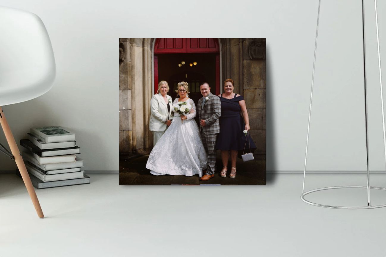 Personalised Canvas Print, Square 8x8in - MCPrints