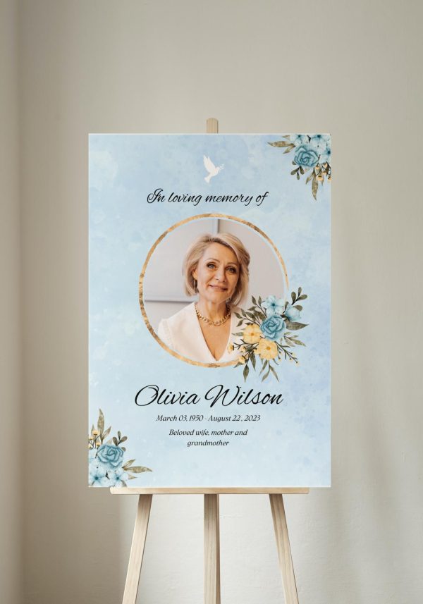 Funeral Display Canvas - MCPrints